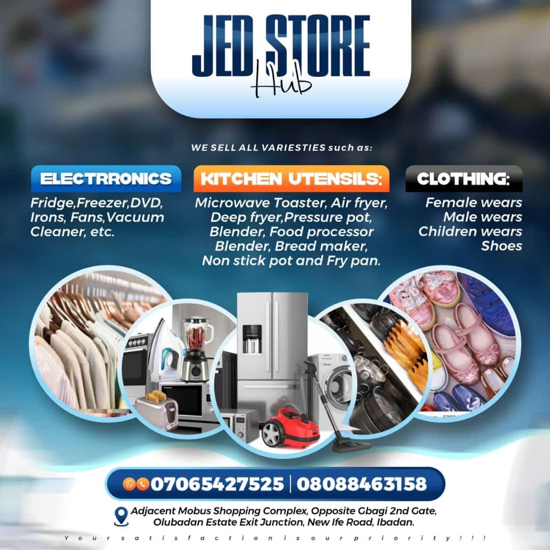 Jed Store: Household Items, Appliances, Consumer goods & More